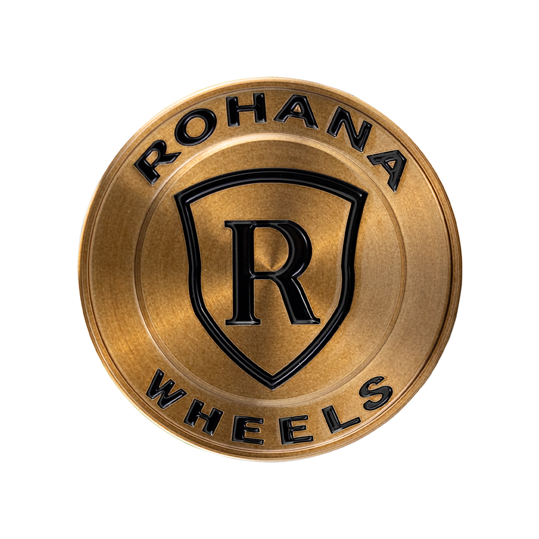RFX/RFC Center Cap V2 - Brushed Bronze / Black
